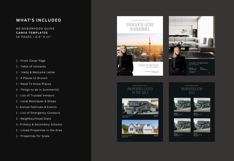 Neighborhood Guide | Real Estate Local Guide Template | Real Estate ...