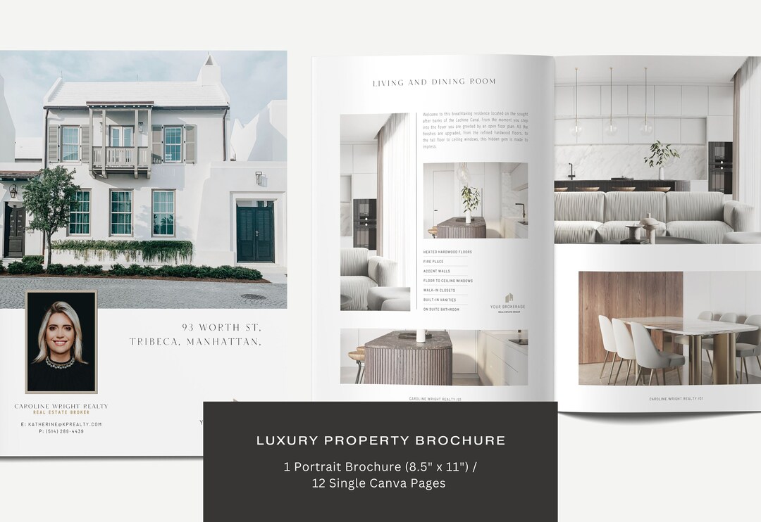 Luxury Property Brochure, Real Estate Marketing, Mobile Presentation ...
