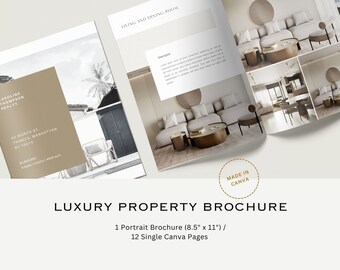 Luxury Property Brochure Real Estate Marketing Mobile - Etsy