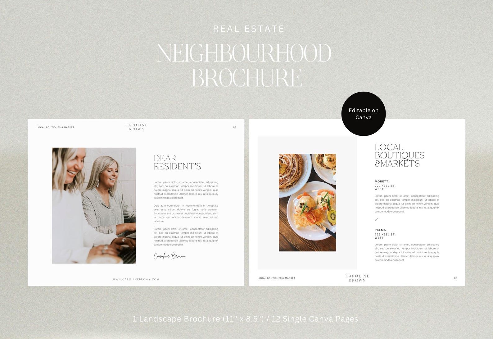 NEIGHBOURHOOD GUIDE Real Estate Marketing Digital Brochure Real Estate ...