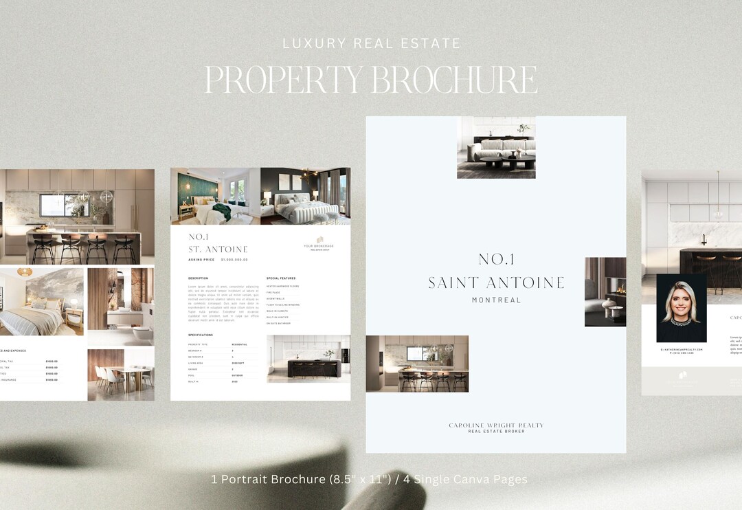 Real Estate Canva Template Instant Download Real Estate Marketing ...