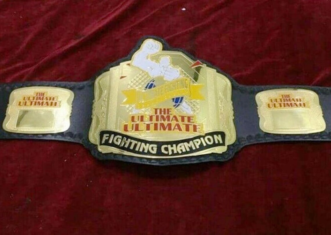 Old UFC Title Ultimate Fighting Super Fight Championship | Etsy