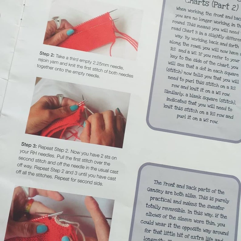 Cornish Gansey Pattern Book - Etsy