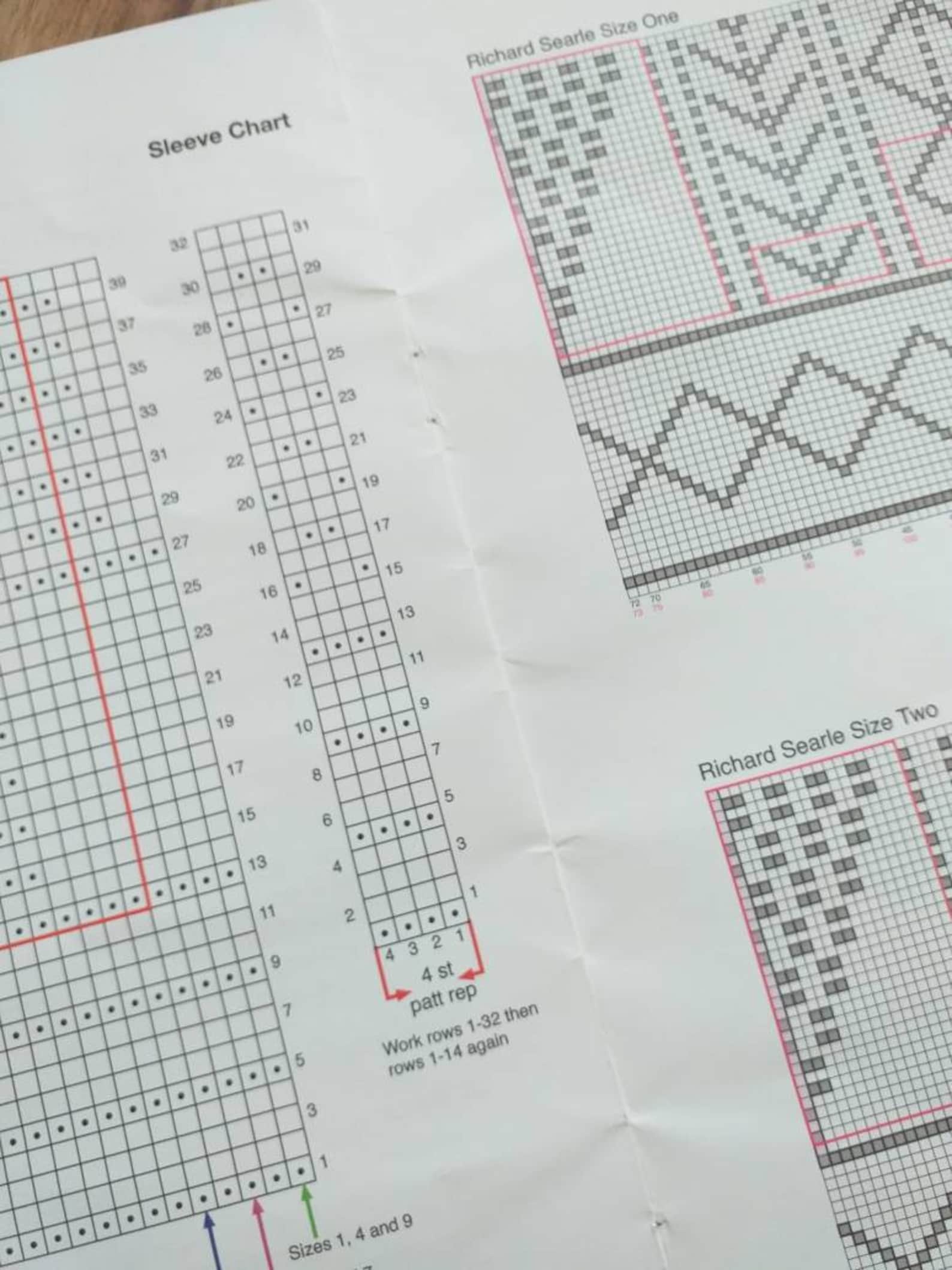 Cornish Gansey Pattern Book - Etsy UK
