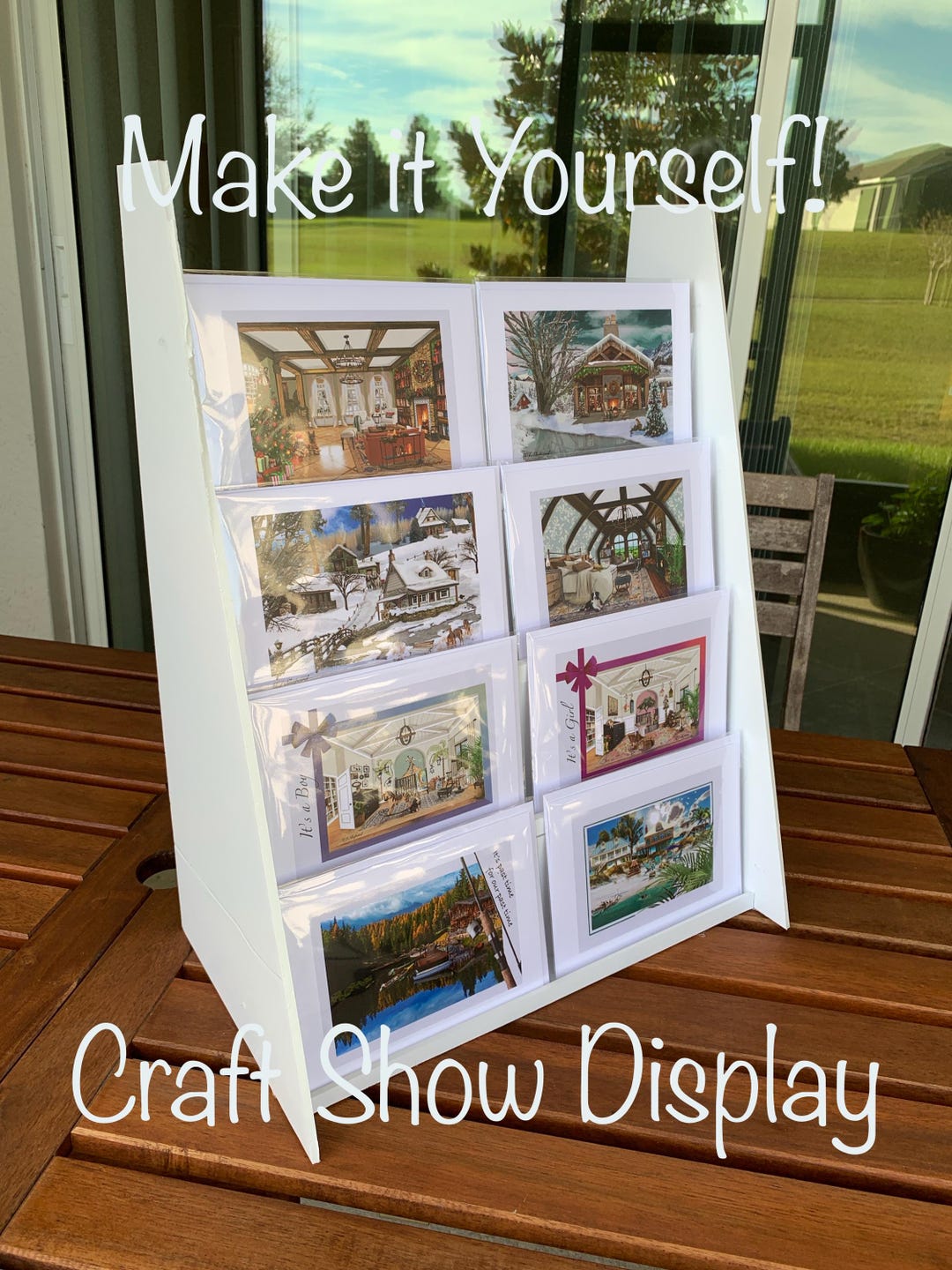 Greeting Card Display Instructions | Craft Shows | Foam Core Board ...