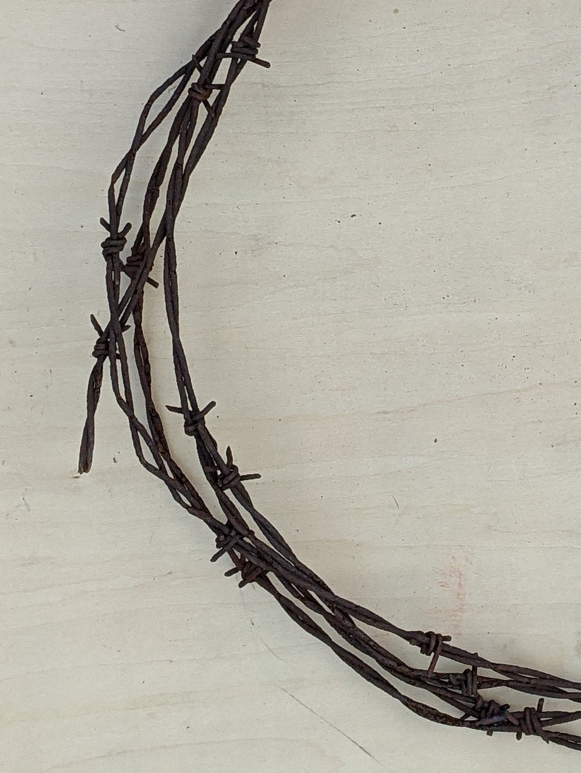 Rusty Barbed Wire Coil 14' - Etsy