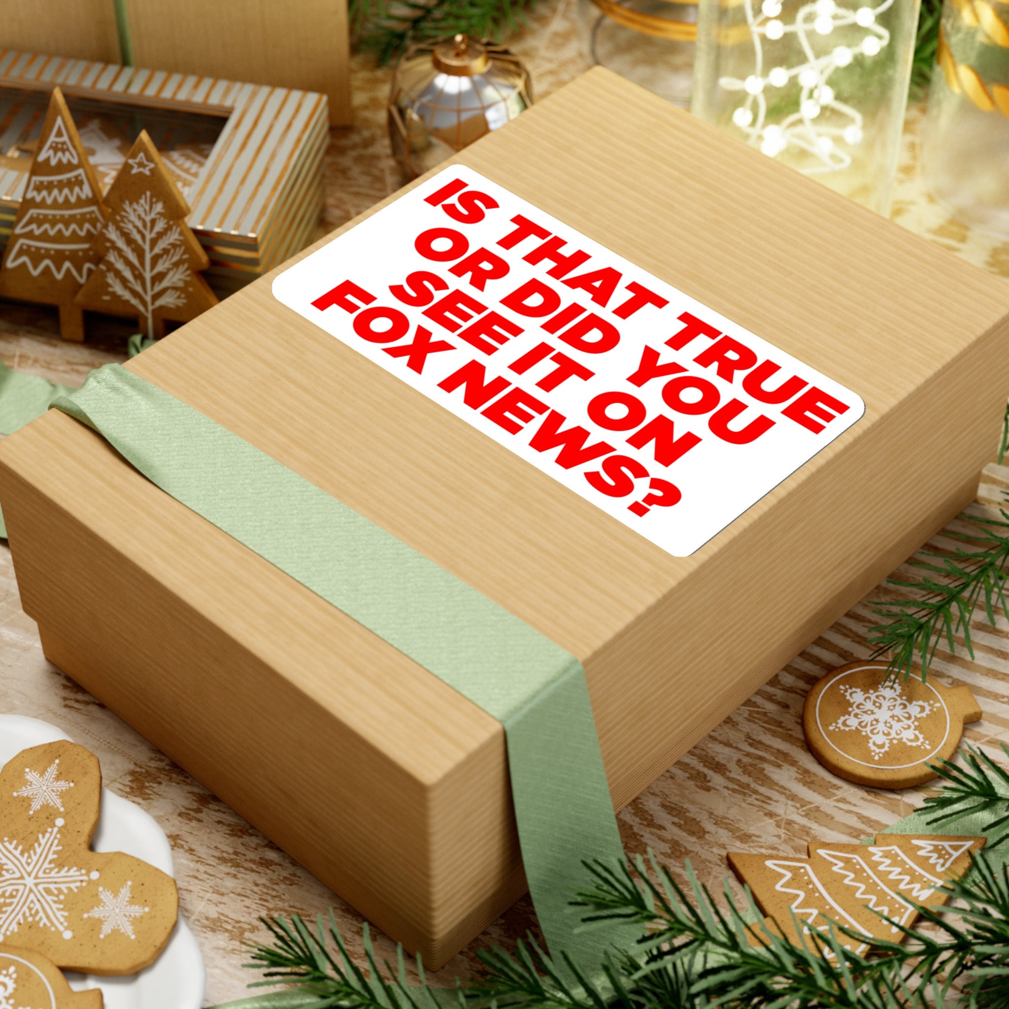 Is That True or Did You See It on Fox News Sticker - Etsy