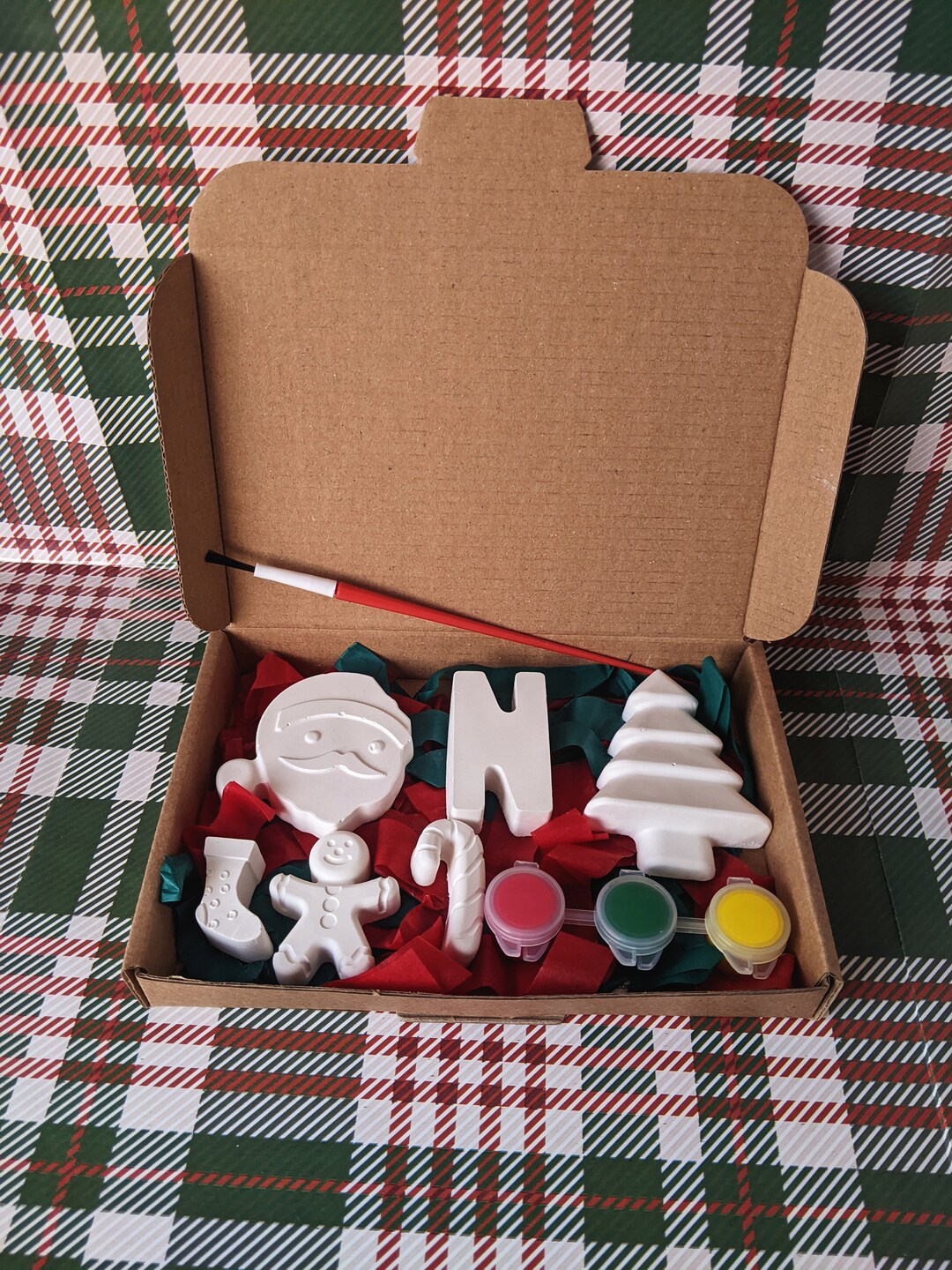 Personalised Christmas Craft Kit, Christmas Eve Box Filler, Festive ...