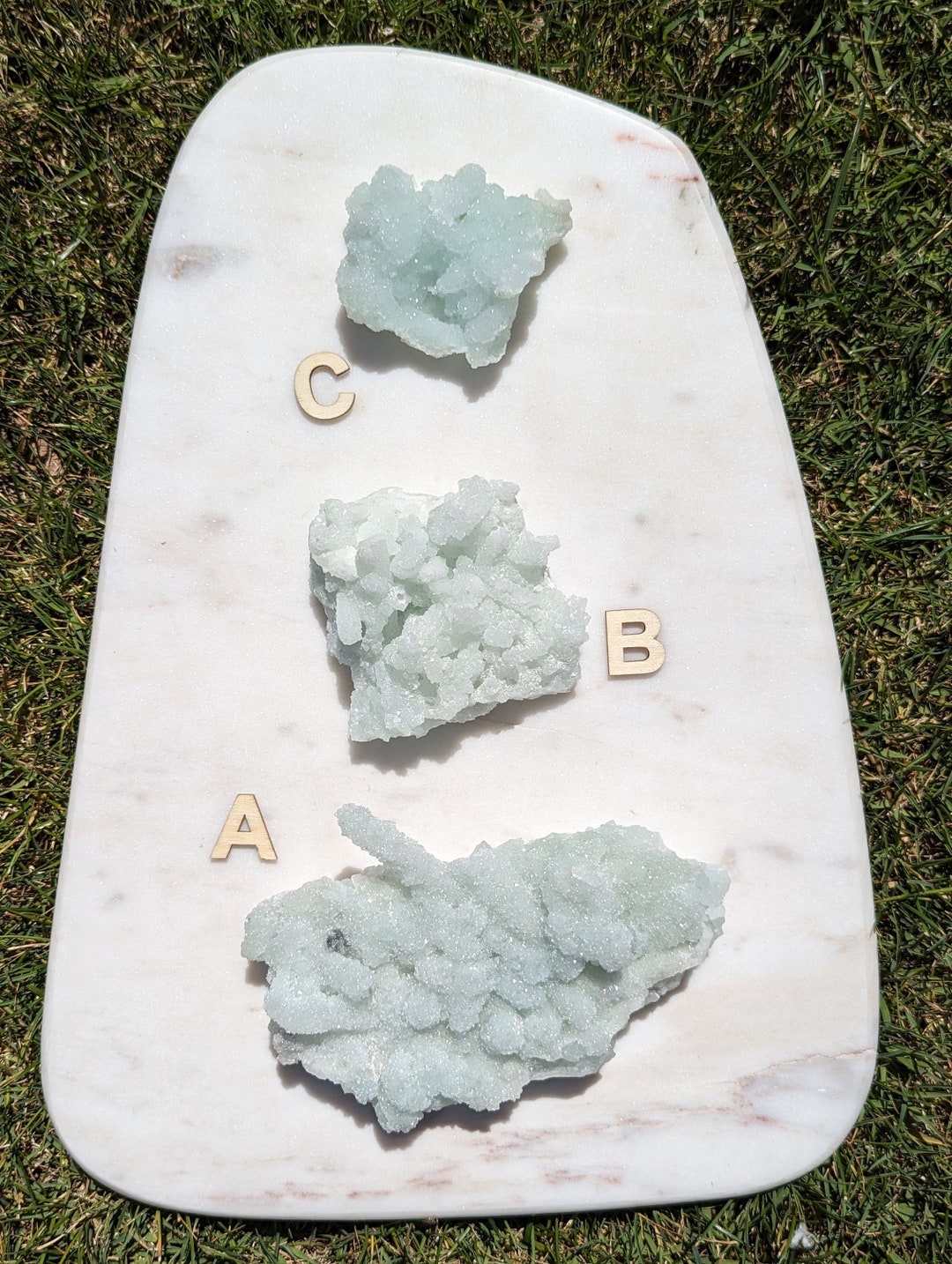 Prehnite Pseudomorphs After Laumontite Clusters - Etsy