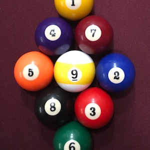 Gender Reveal (9 Ball) - Pool / Billiard Ball - 9ball Design With Pink ...
