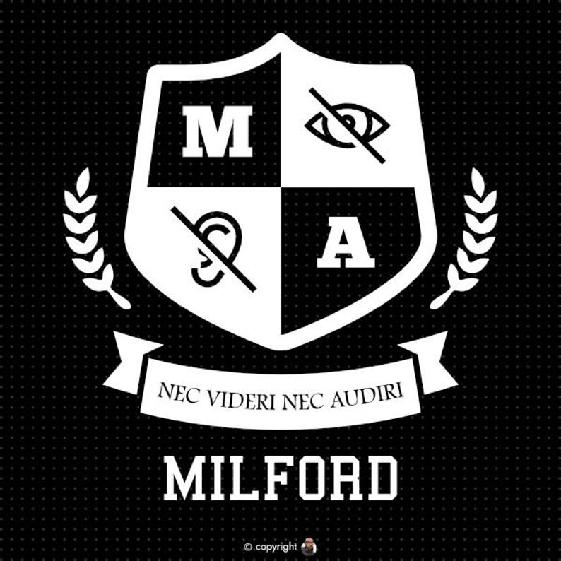 Milford Academy SVG PNG EPS Vector - Etsy