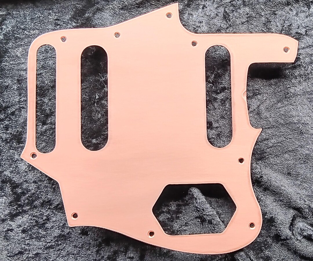 Jaguar Pickguard, Made in Solid Copper, to Fit Fender Vintera II - Etsy