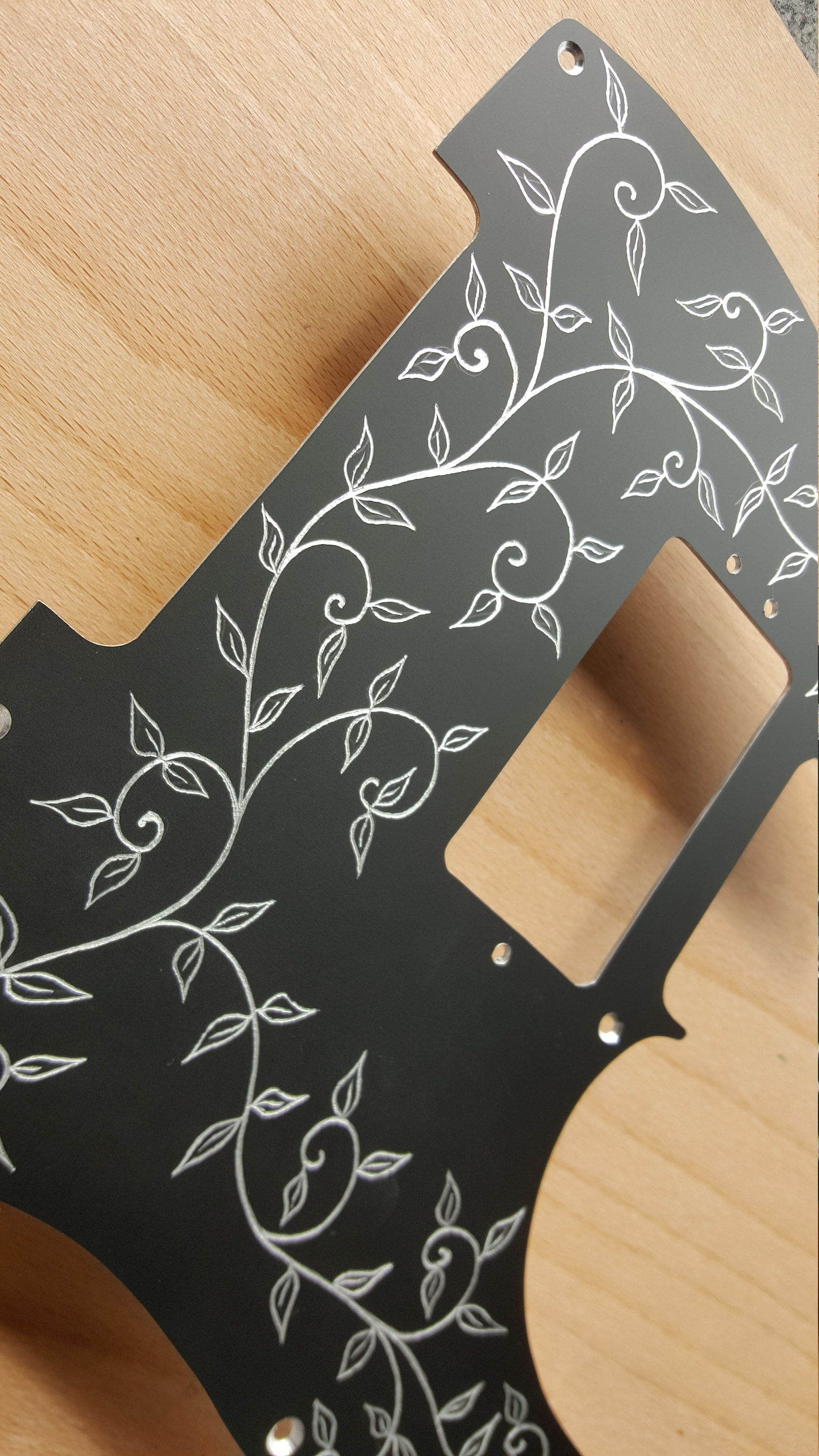 Telecaster Engraved Pickguard and Control Plate Humbucker - Etsy