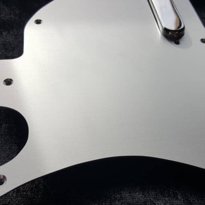 Telecaster Custom Shaped Pickguard, Aluminium Hand Made Pickguard, Fits ...