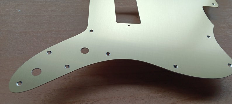 Custom Design Jazzmaster Gold Anodised Pickguard Single Pickup to Fit ...