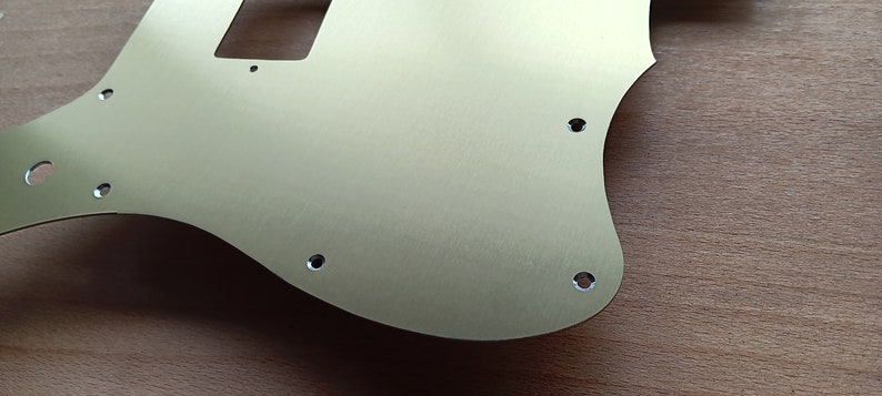 Custom Design Jazzmaster Gold Anodised Pickguard Single Pickup to Fit ...
