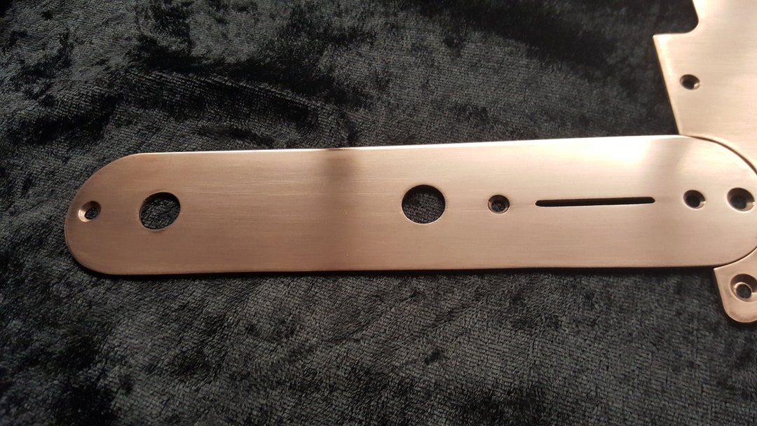 Solid Copper Telecaster Control Plate Hand Made for Telecaster or ...