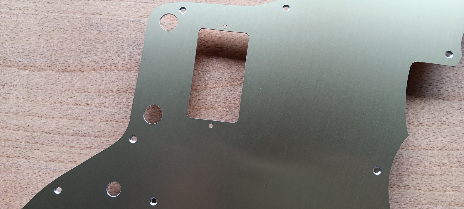 Custom Design Jazzmaster Gold Anodised Pickguard Single Pickup to Fit ...