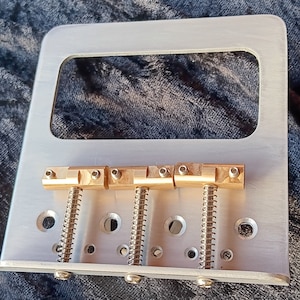 Telecaster Bridge for T.V Jones or Filtertron Pickup, Custom Design ...
