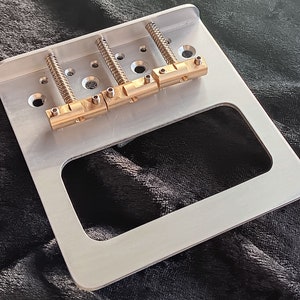 Telecaster Bridge for T.V Jones or Filtertron Pickup, Custom Design ...
