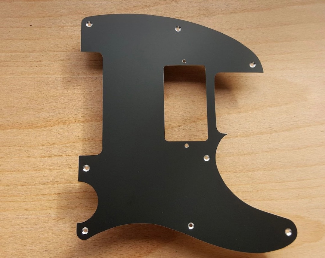 To Fit Schecter PT Apocalypse, Black Anodised Aluminium Pickguard. Hand ...