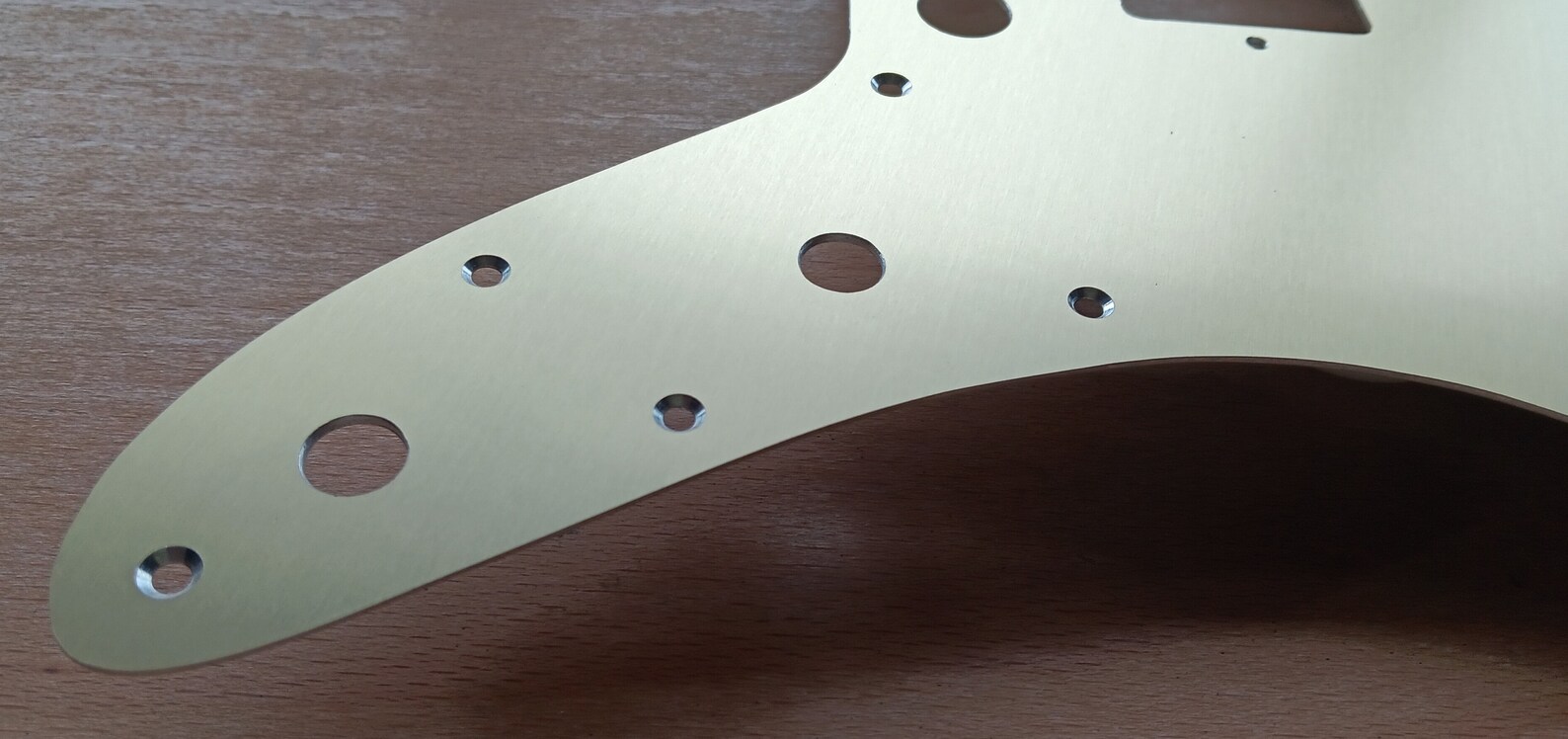 Custom Design Jazzmaster Gold Anodised Pickguard Single Pickup to Fit ...
