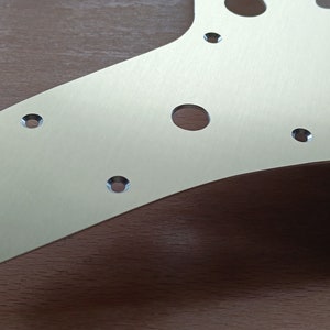 Custom Design Jazzmaster Gold Anodised Pickguard Single Pickup to Fit ...