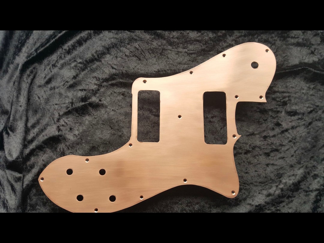 Telecaster 72 Deluxe Pickguard in Solid Copper for P90 Soapbar Pickups ...