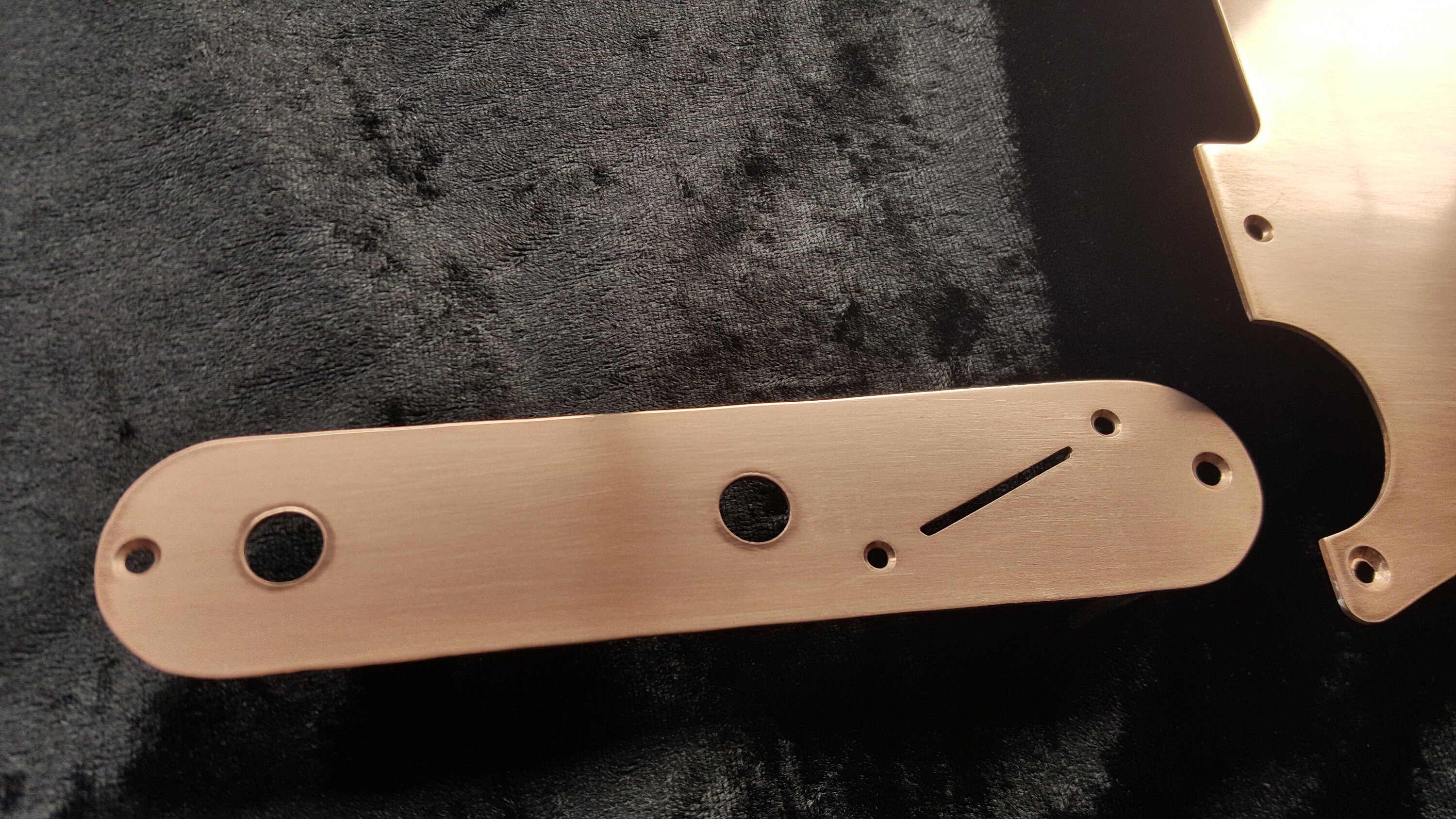 Solid Copper Telecaster Pickguard and Control Plate Hand Made for ...