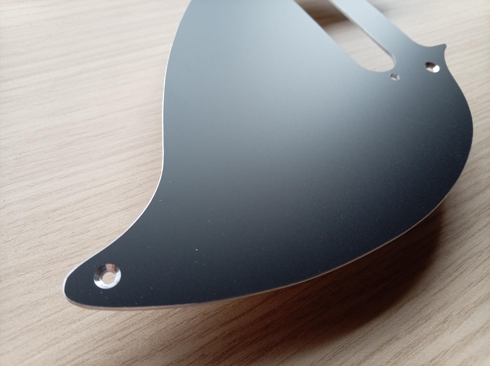 Telecaster Custom Shaped Pickguard, Aluminium Hand Made Pickguard, Fits ...