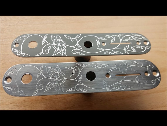 Engraved Telecaster Control Plate Hand Formed and Hand - Etsy