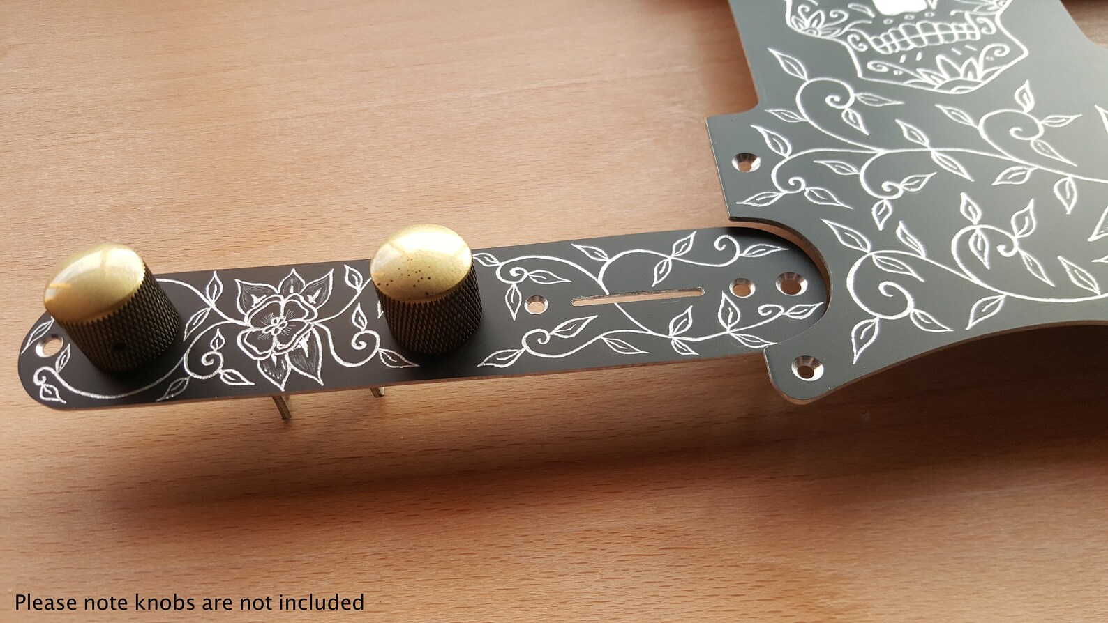 Engraved Telecaster Pickguard Control Plate Set | Hand Engraved ...