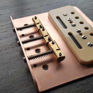 Bridge for Telecaster Style Guitars to Fit a P90 Soapbar Pickup, Custom ...