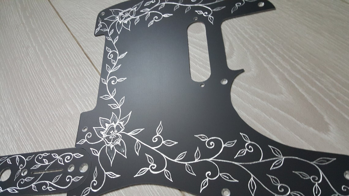Telecaster Engraved Pickguard and Control Plate Hand Engraved - Etsy