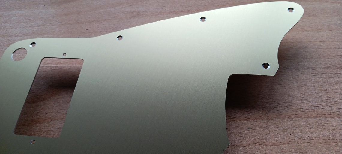 Custom Design Jazzmaster Gold Anodised Pickguard Single Pickup to Fit ...