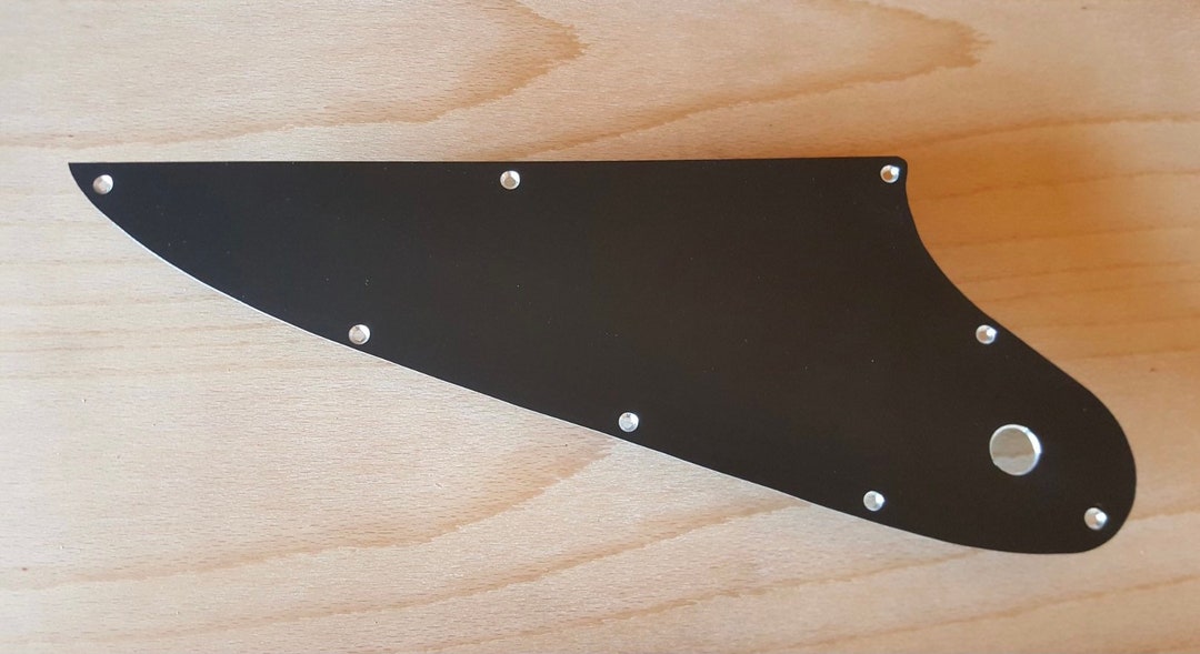Firebird Pickguard - Hand Formed From Black Anodised Aluminium to Fit ...