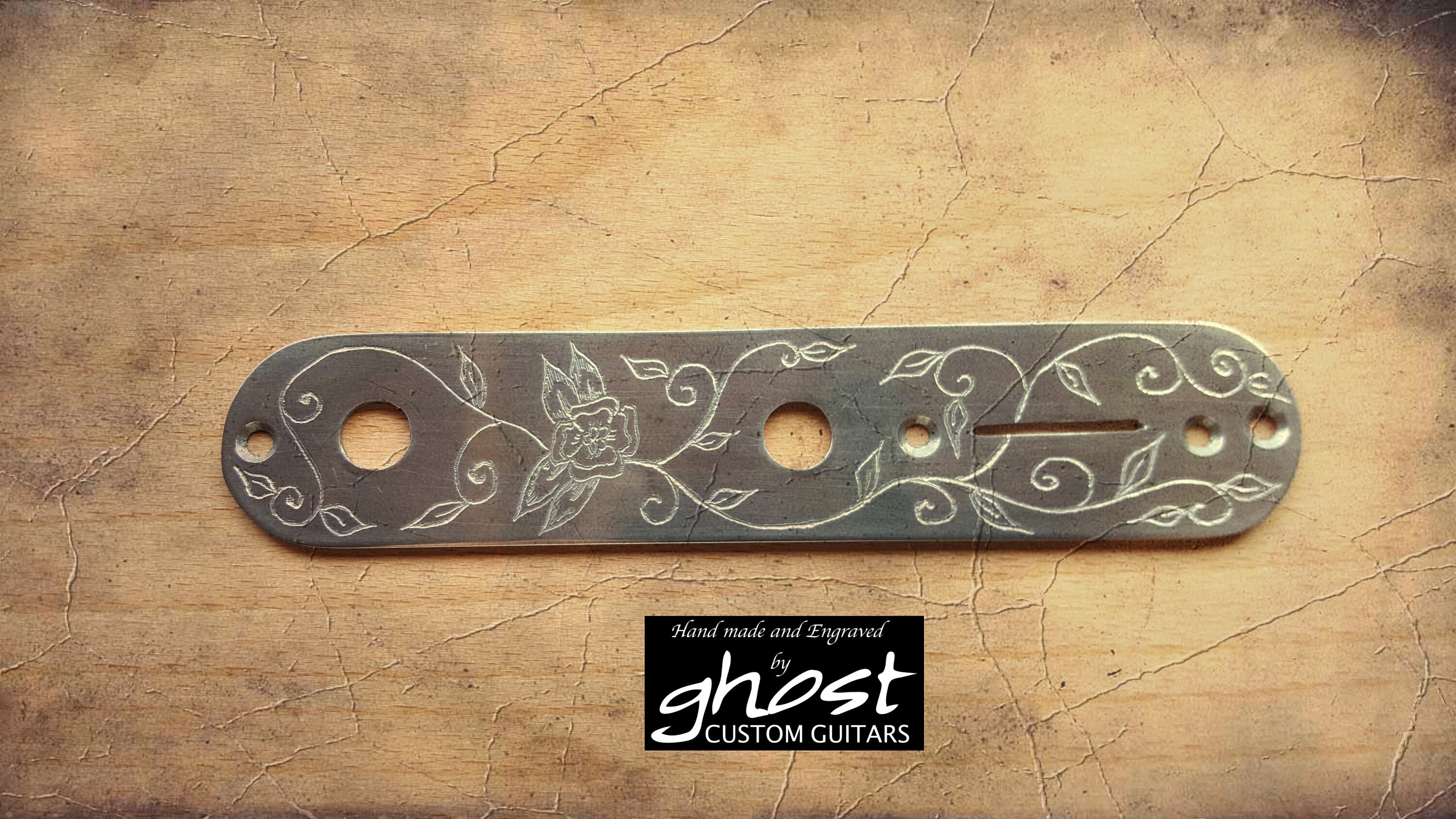 Engraved Telecaster Control plate hand formed and hand | Etsy