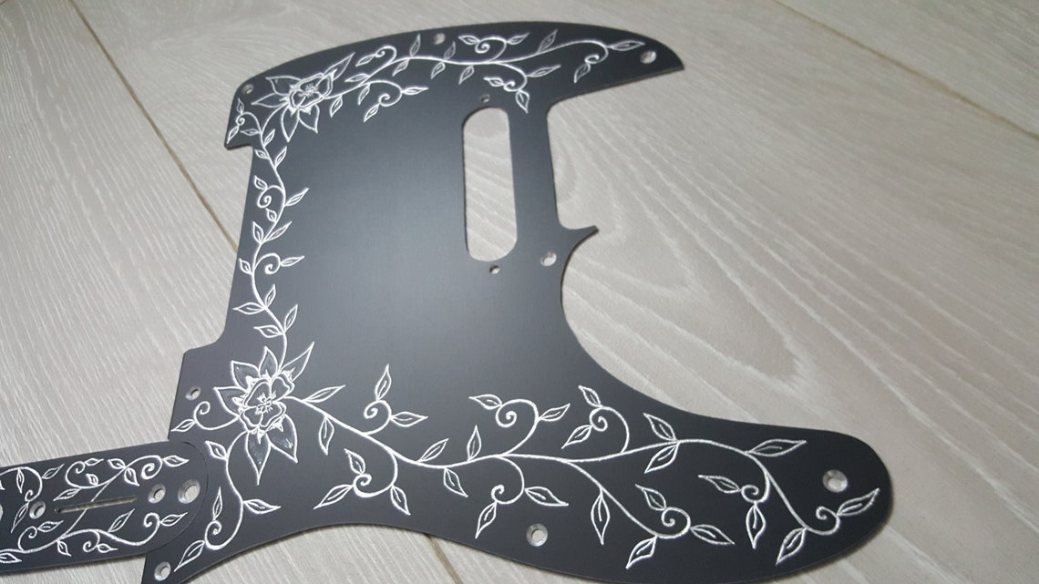 Telecaster Engraved Pickguard and Control Plate Hand Engraved - Etsy