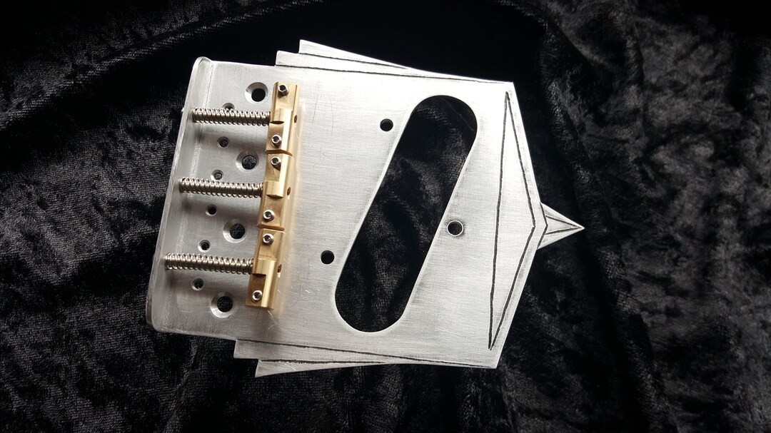 Telecaster Art Deco Style Bridge to Fit Telecaster Style Guitars ...