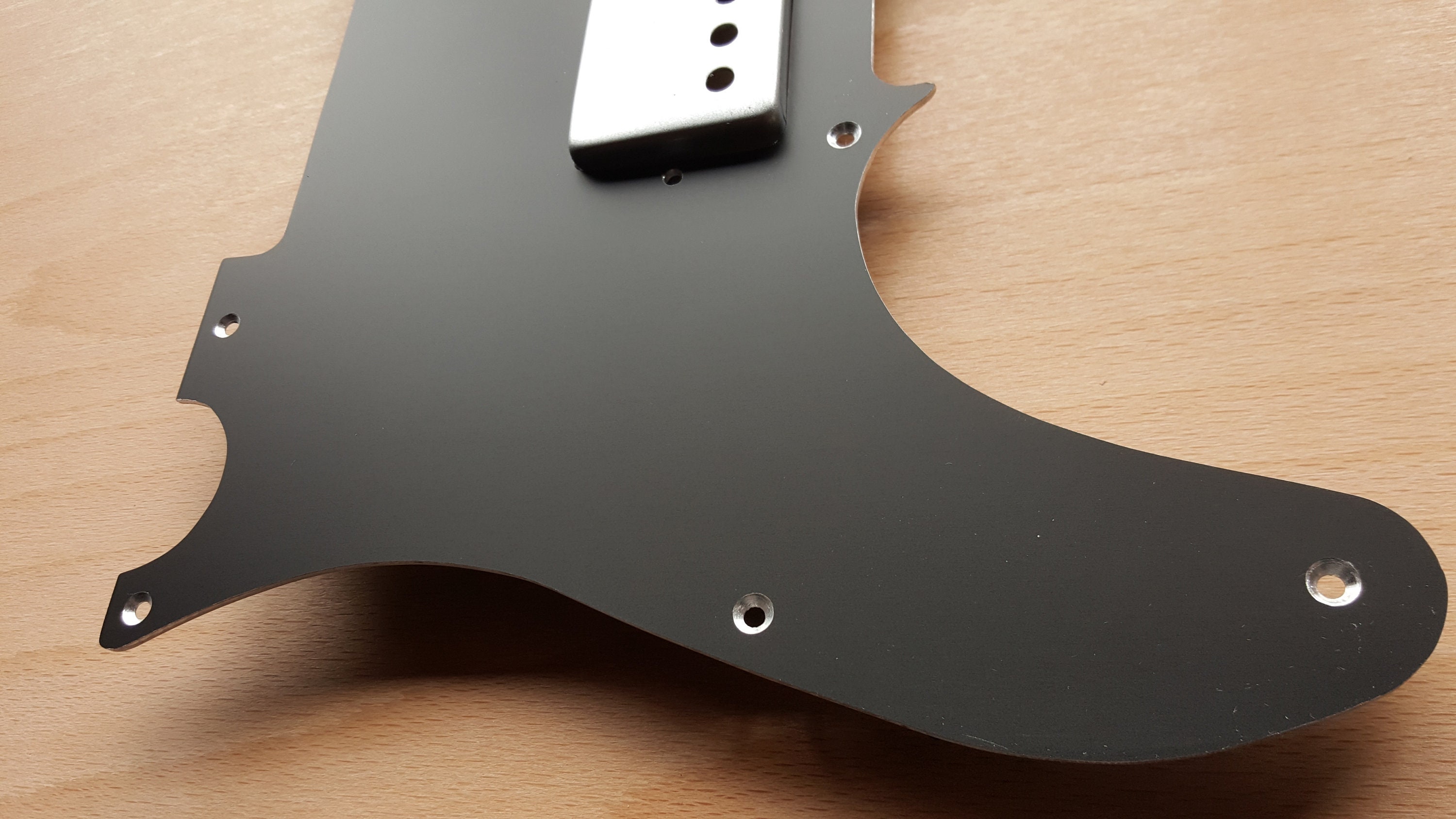 Telecaster Black or Silver Anodised Aluminium Pickguard - Etsy UK