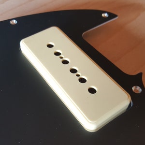 Telecaster Anodised Aluminium Pickguard. P90 Pickup for USA and MIM ...