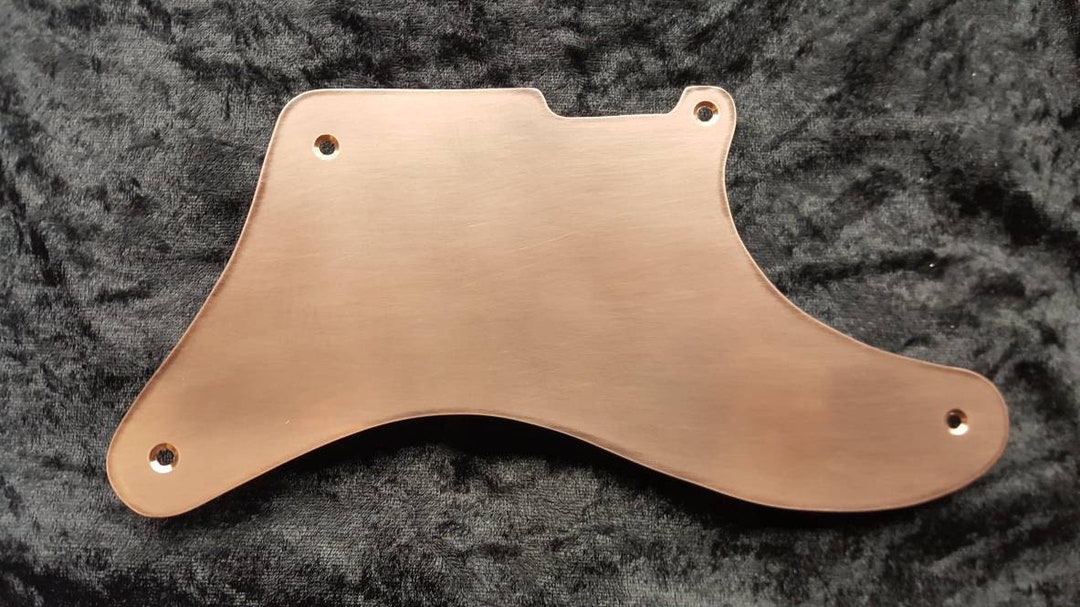 Cabronita Telecaster Solid Copper Handmade Pickguard for Fender USA or ...