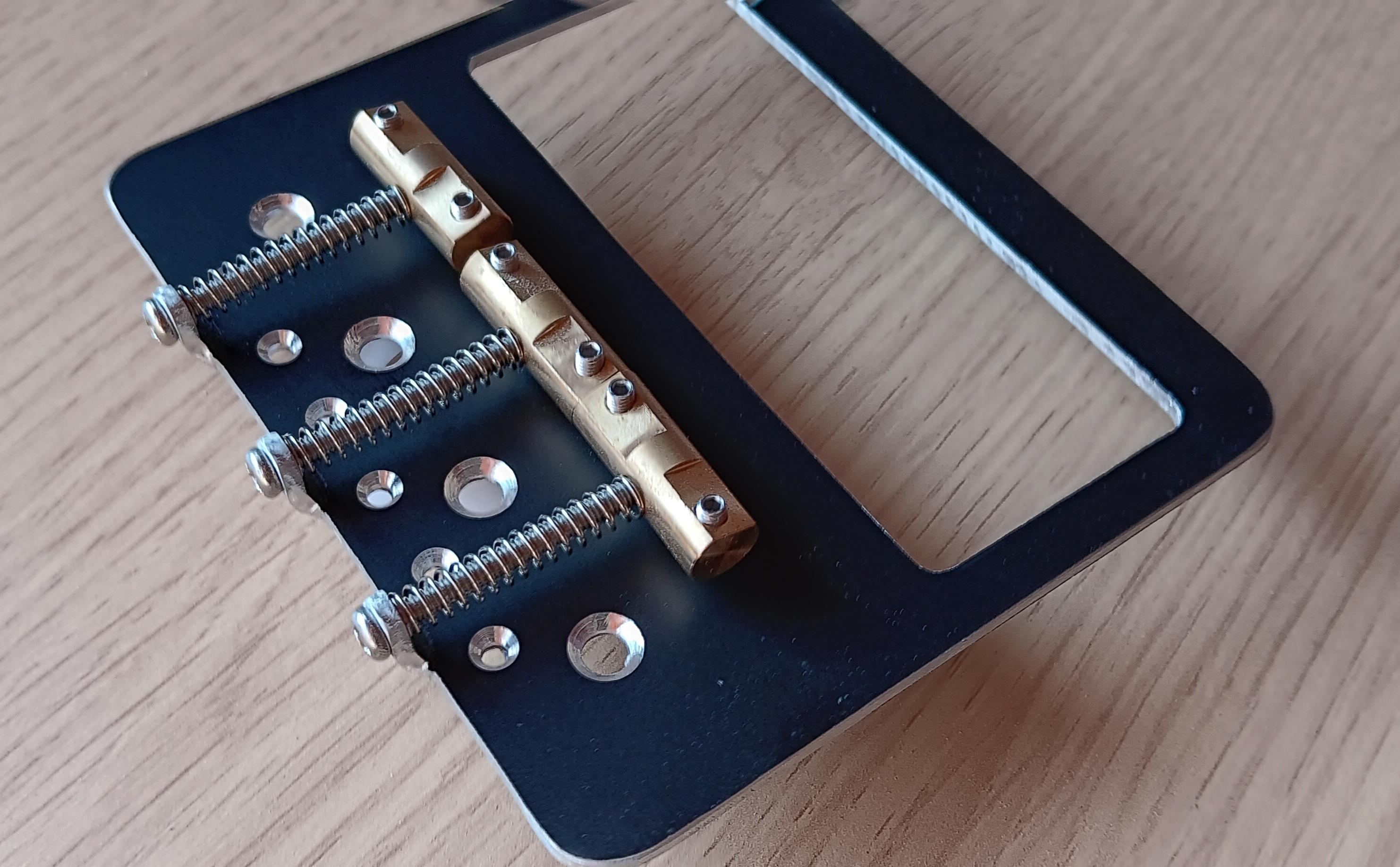 Bigsby Tremolo Bridge for Telecaster Style Guitar to Fit P90 Soapbar ...