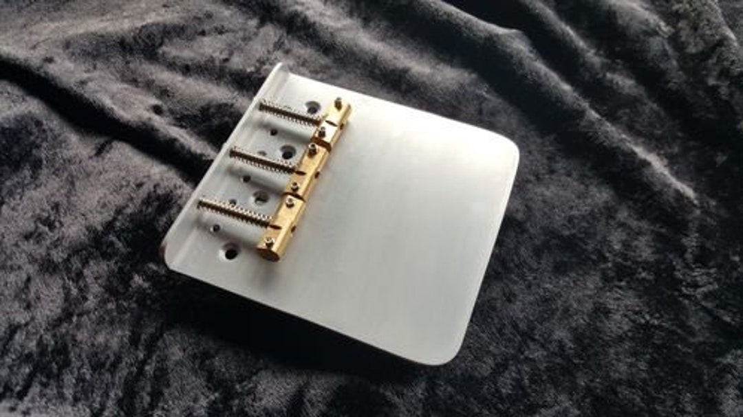 Bridge for Telecaster Style Guitars, Handmade From 2mm Aluminium Sheet ...