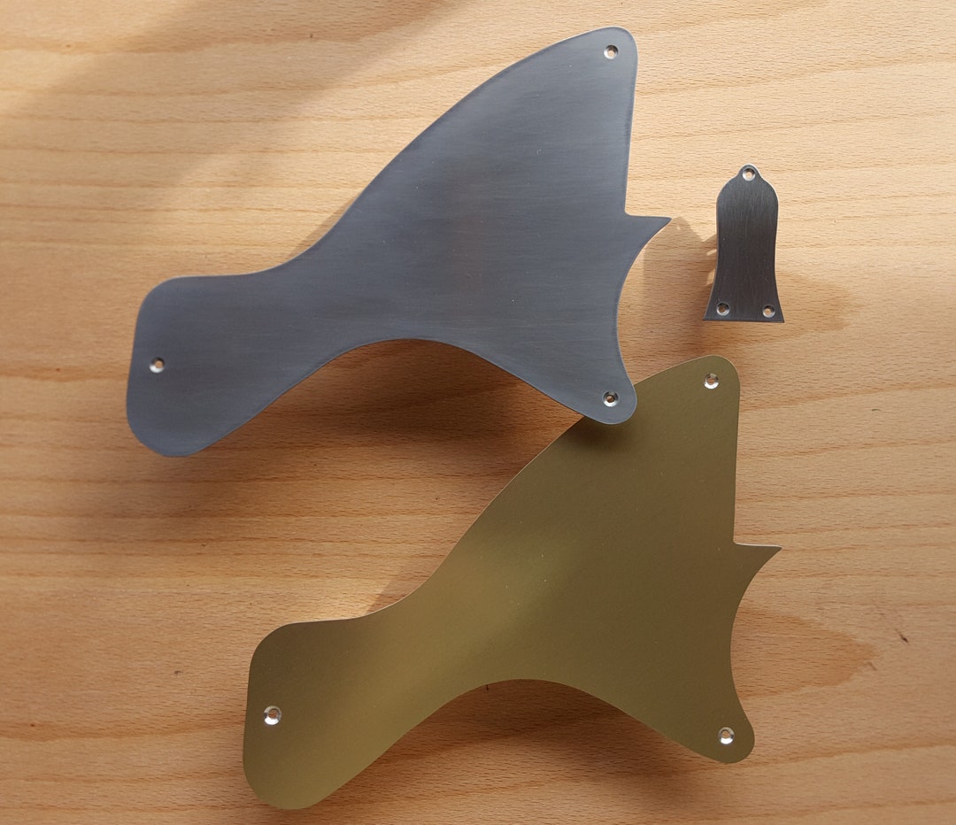 Epiphone Les Paul Junior Pickguard Hand Made in Natural or Anodised ...