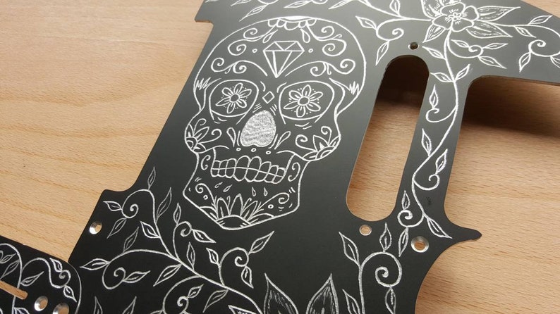 Engraved Telecaster Pickguard Control Plate Set Hand - Etsy