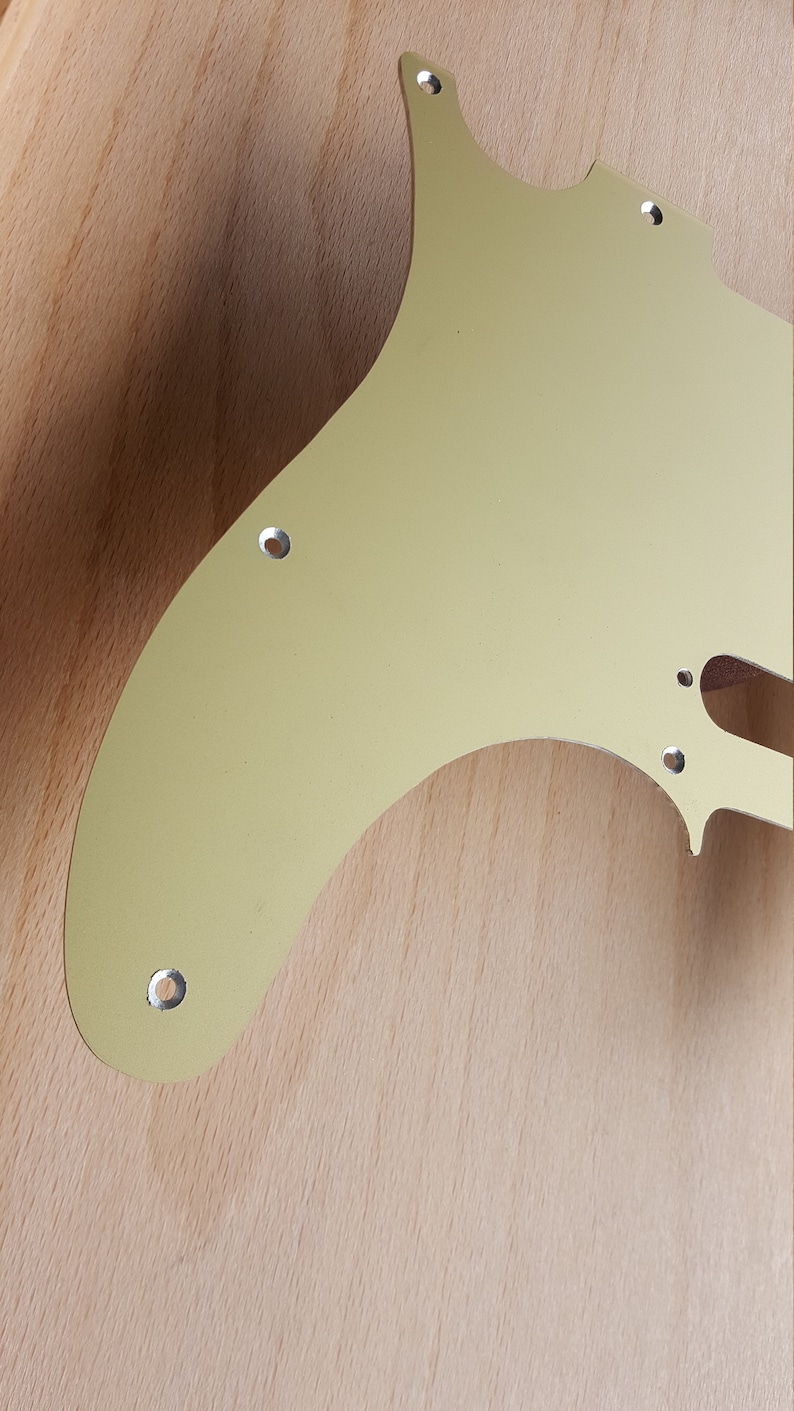 Telecaster Gold Anodised Aluminium Pickguard and Control - Etsy