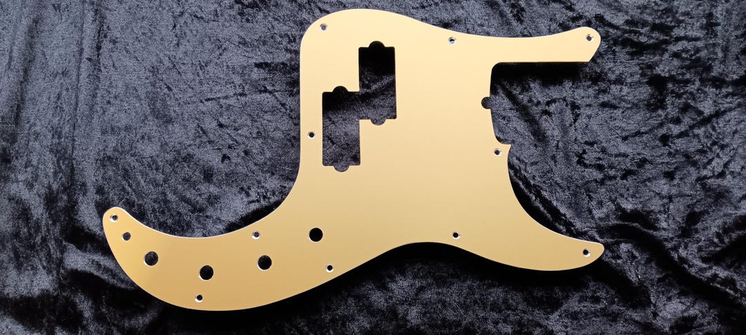 To Fit Fender American Deluxe Precision Bass, Aluminium Pickguard Hand ...