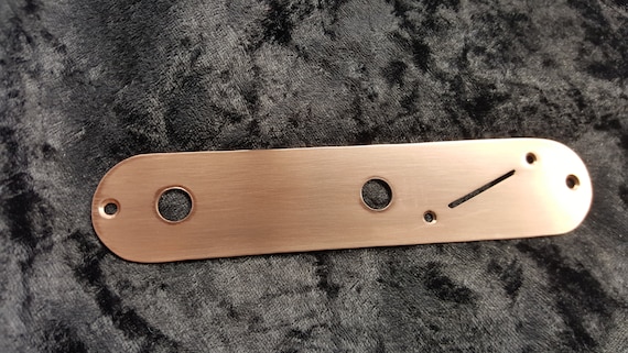 Jazz Bass Plate Bronze Aluminum Control Plate For Jazz Bass Guitar - 4 ...