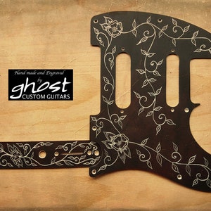 Engraved Nashville Telecaster Pickguard and Control Plate Hand Engraved ...